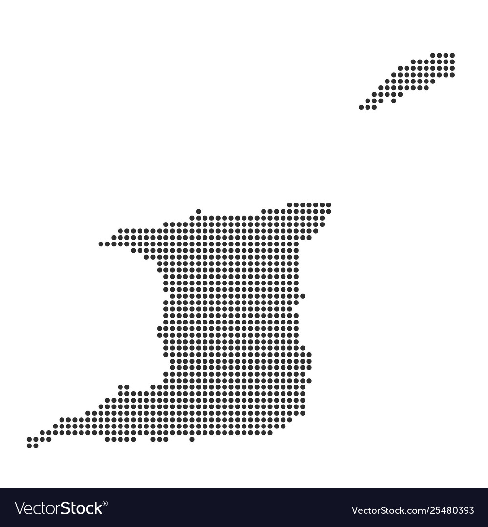 Map with dot Royalty Free Vector Image - VectorStock