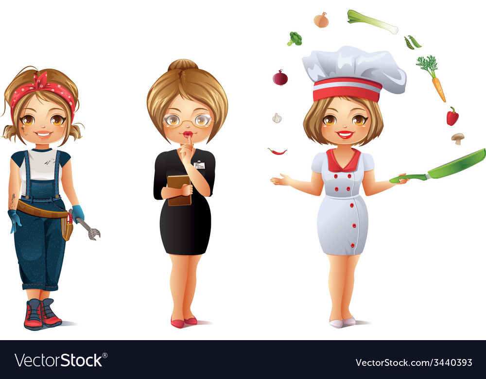 Professions set 2 Royalty Free Vector Image - VectorStock