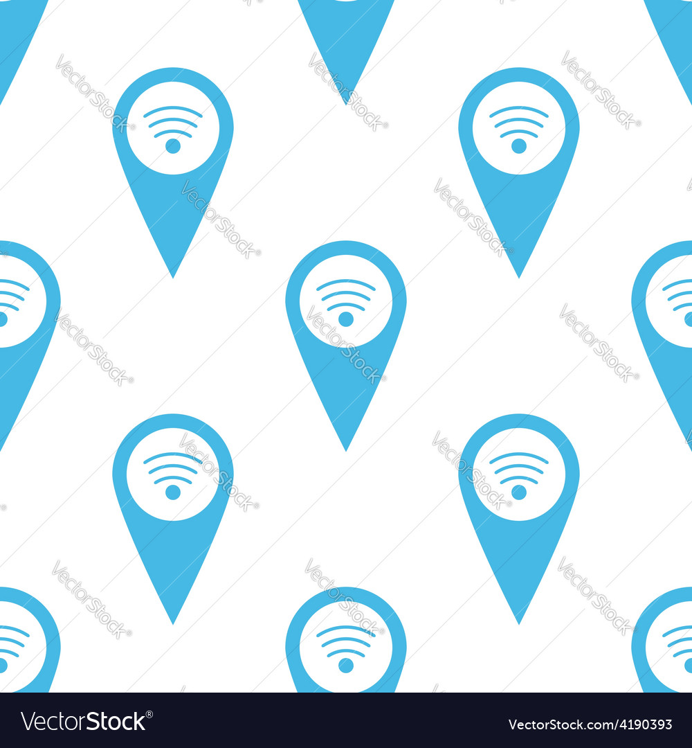 Wi-fi pointer seamless pattern Royalty Free Vector Image