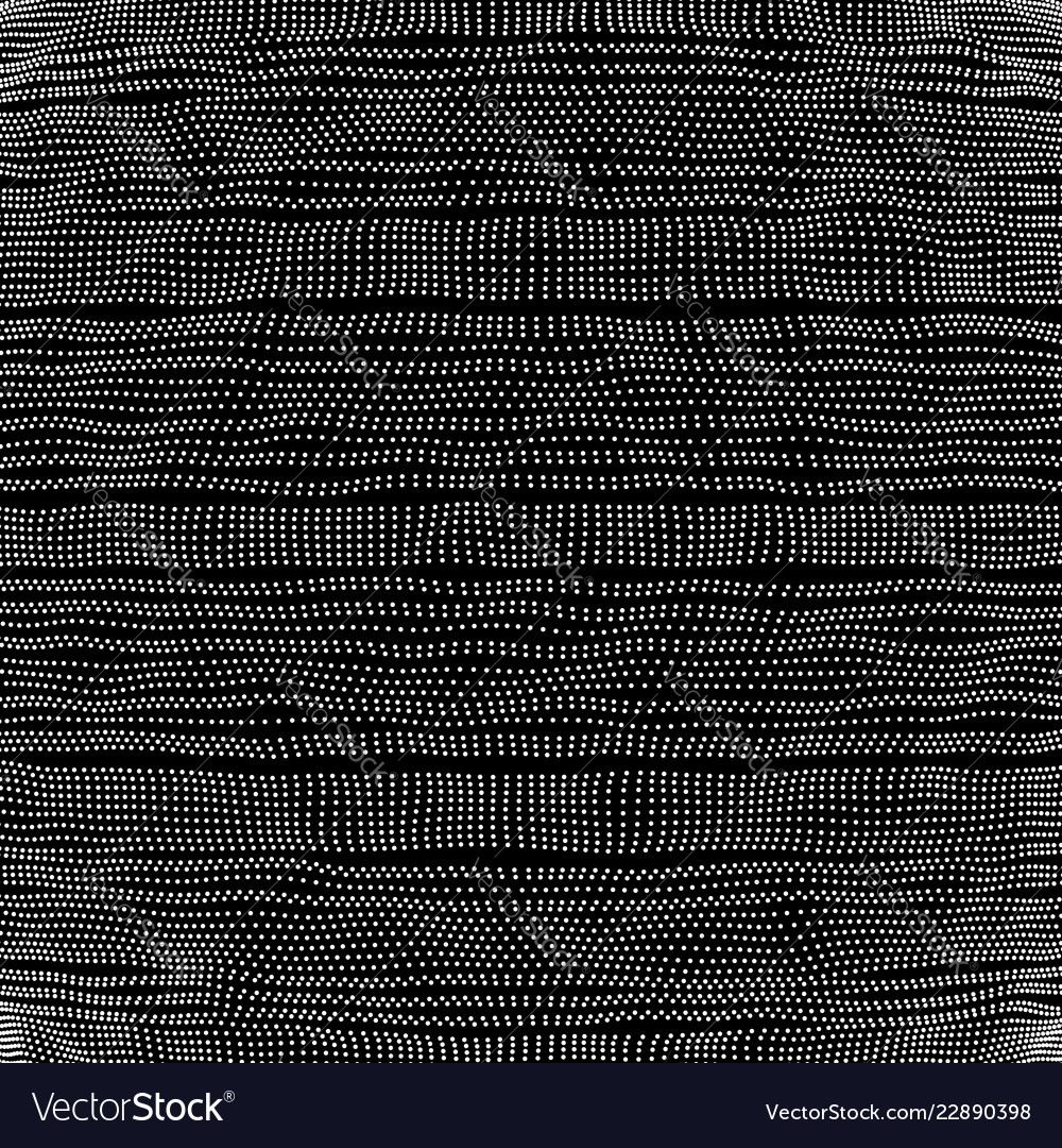 Array With Dynamic Particles Abstract Background Vector Image