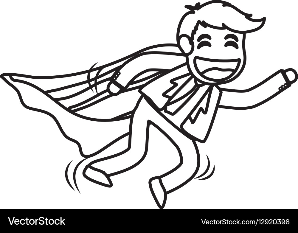Successful businessman cartoon Royalty Free Vector Image