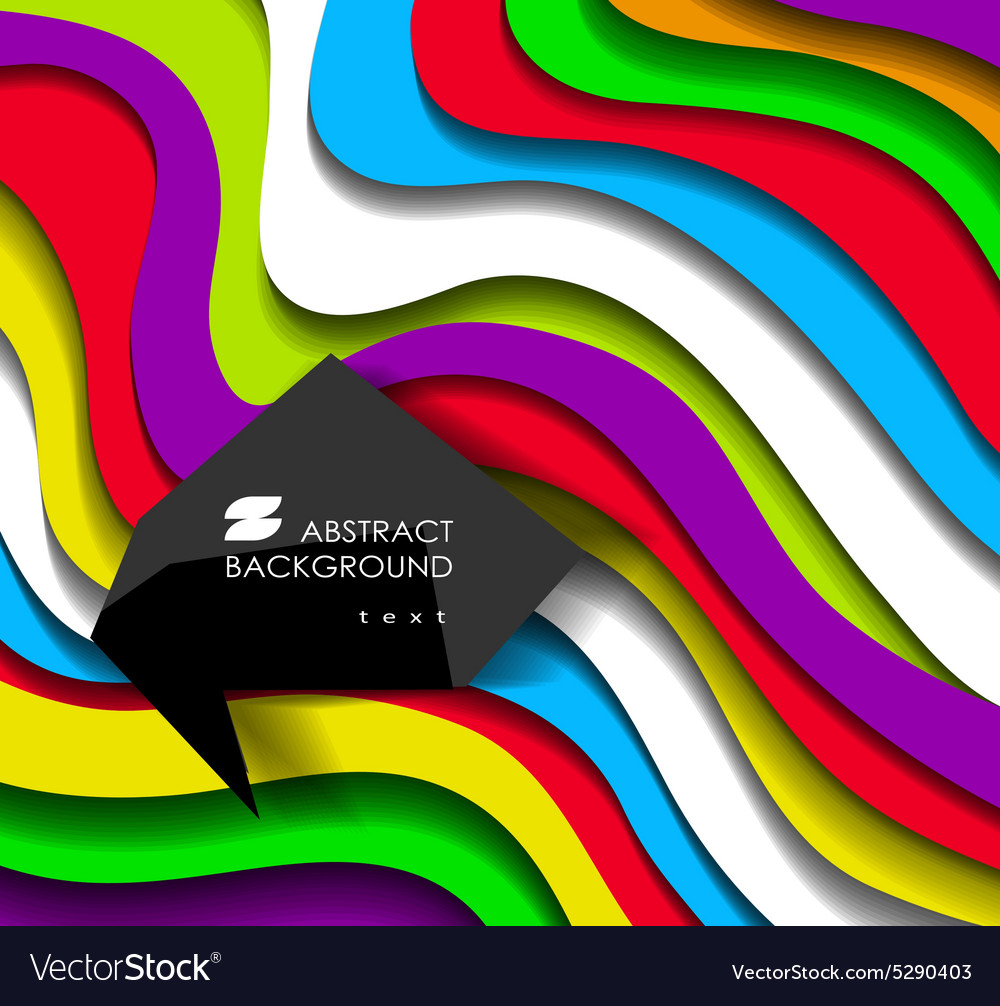 Abstract colorful lines background Royalty Free Vector Image