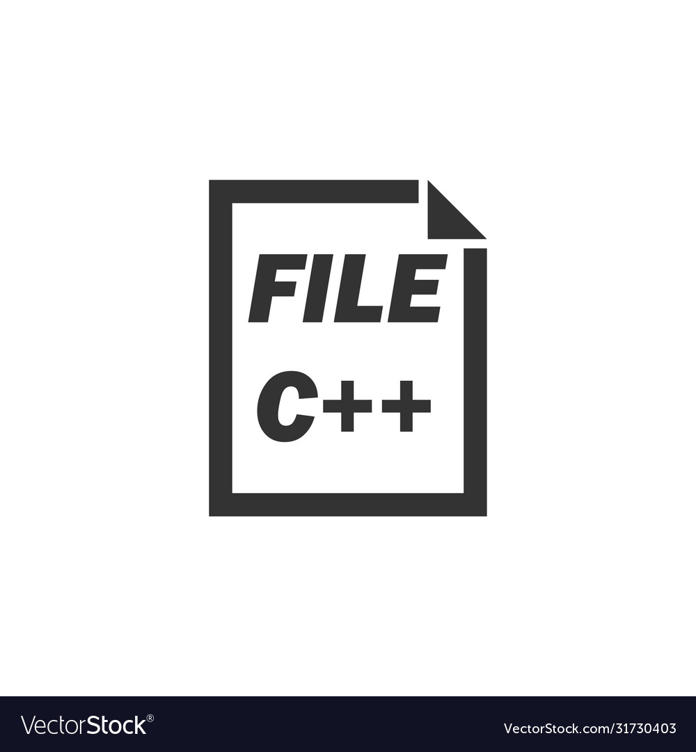 C coding file icon flat Royalty Free Vector Image C coding file icon flat Royalty Free Vector Image