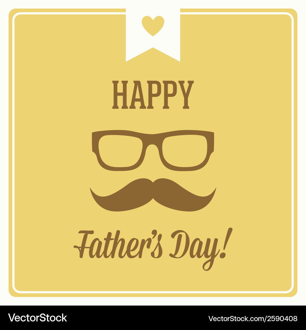 Abstract happy fathers day on a special background