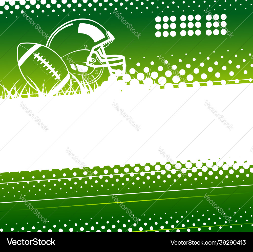American football Royalty Free Vector Image - VectorStock