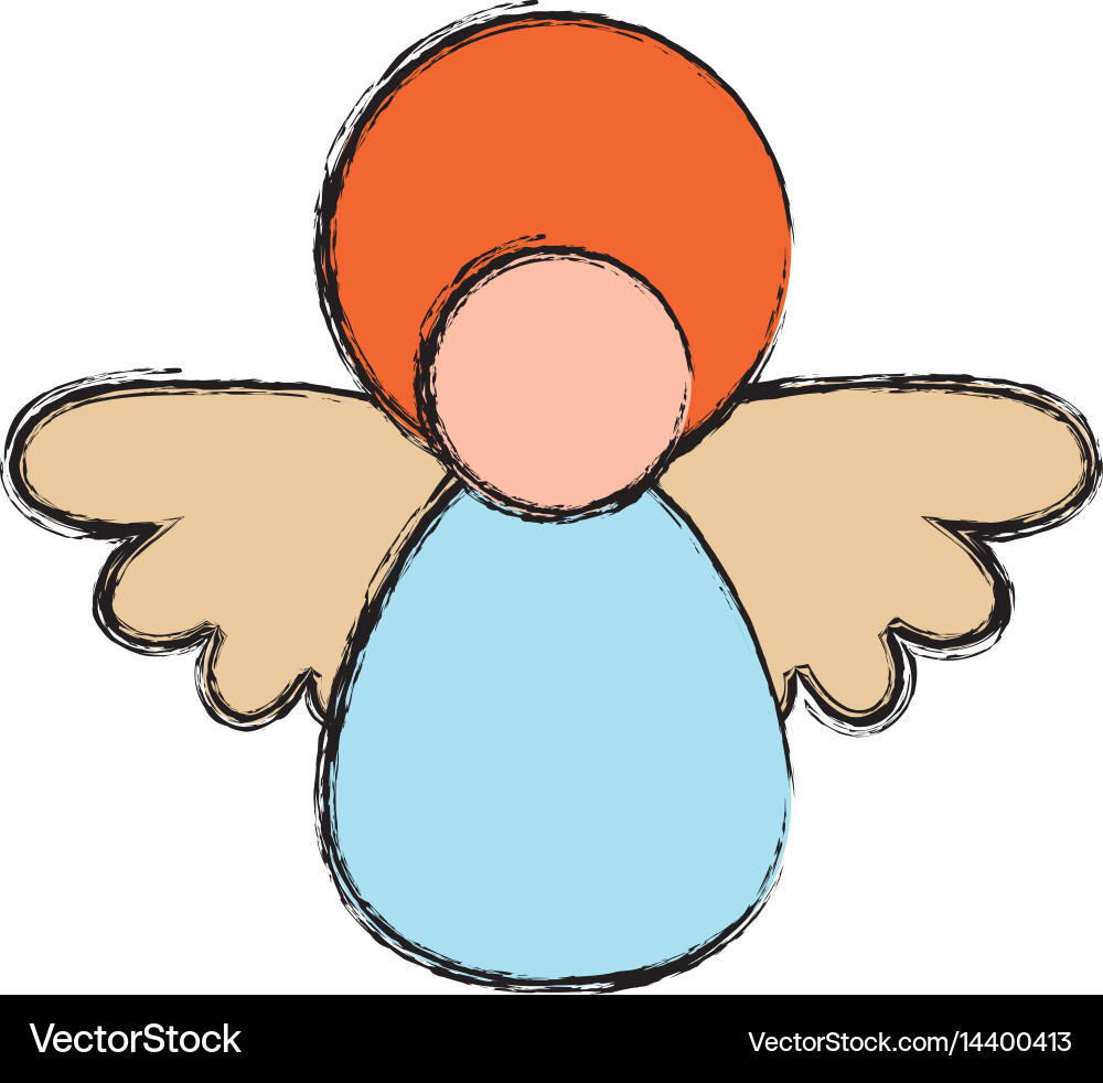 Holy spiritual angel Royalty Free Vector Image