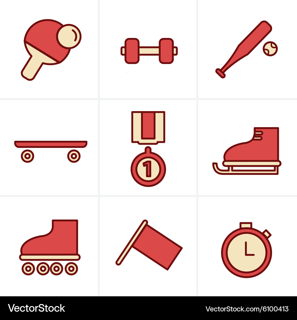 Icons style set of monochromatic simpl Royalty Free Vector