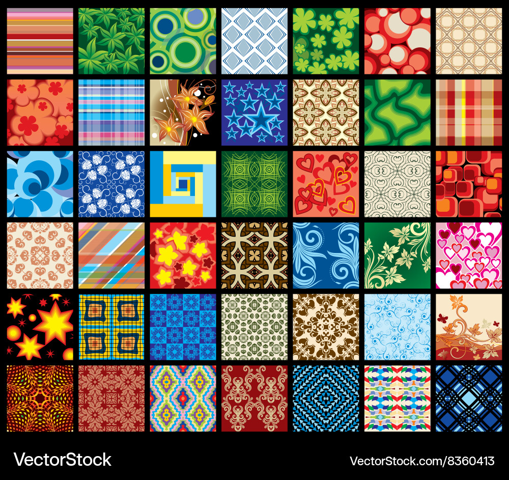 Large set of backgrounds for design Royalty Free Vector