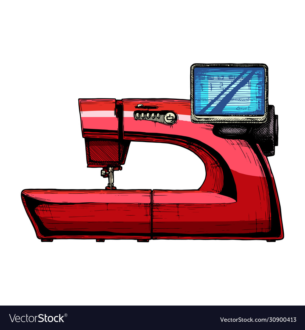 Sewing machine Royalty Free Vector Image - VectorStock