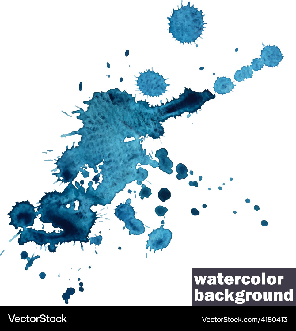 Watercolor abstract background Royalty Free Vector Image