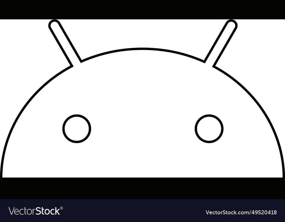 Android is a mobile operating system Royalty Free Vector