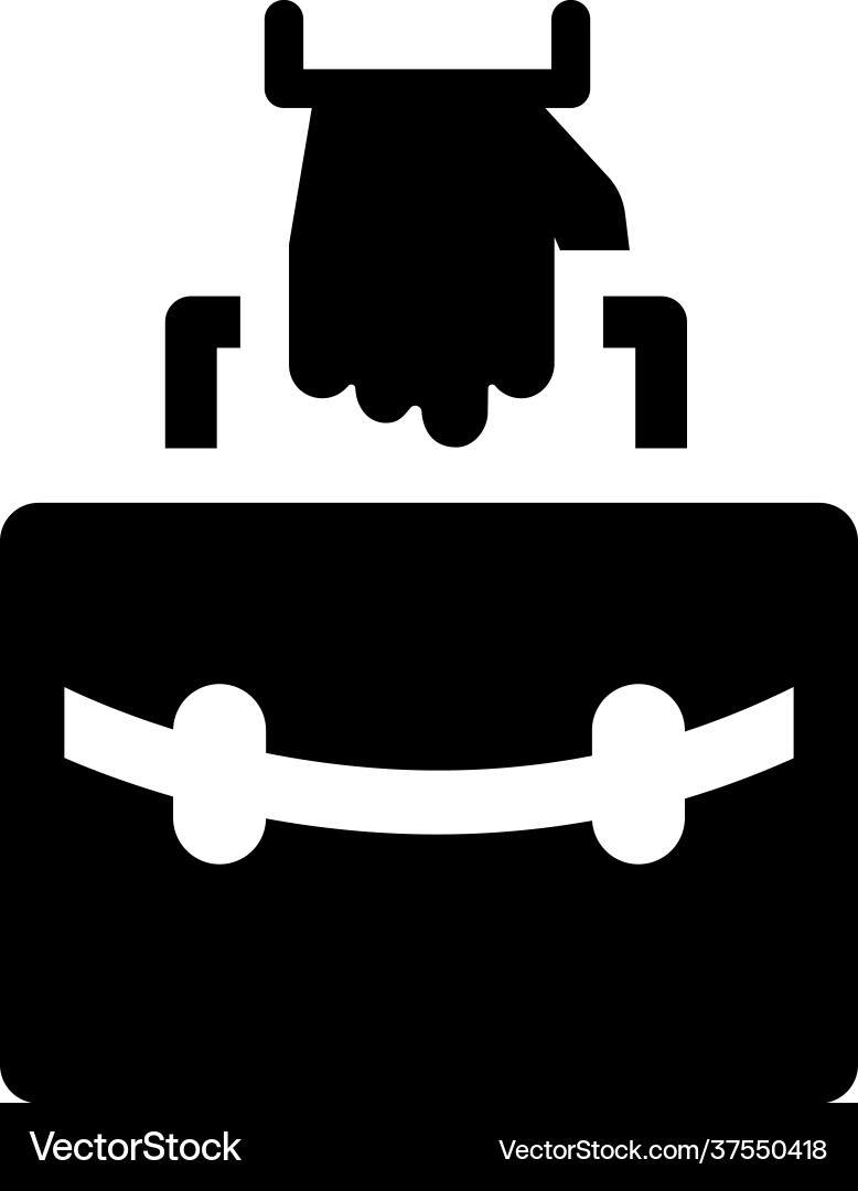 Business portfolio icon Royalty Free Vector Image