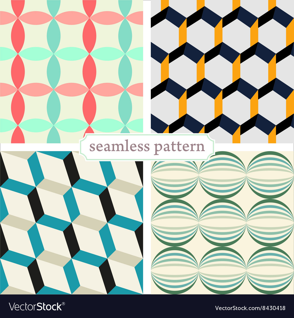 Seamless pattern set2 Royalty Free Vector Image