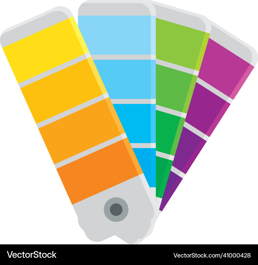 Design graphic colors palette Royalty Free Vector Image