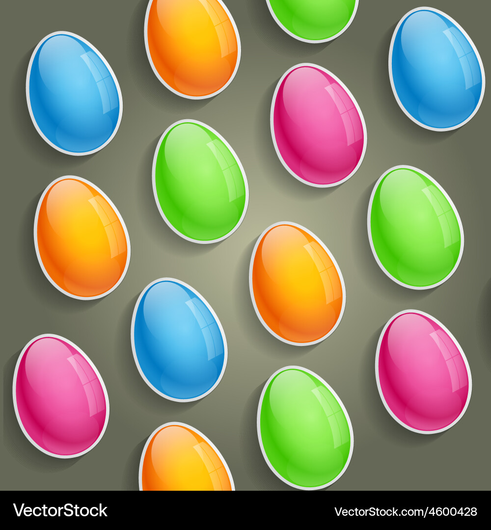 Easter eggs Royalty Free Vector Image - VectorStock