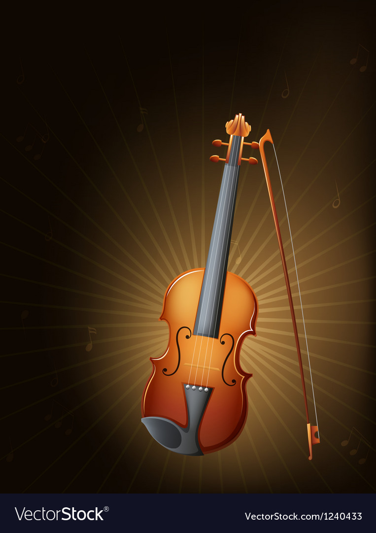 A string instrument Royalty Free Vector Image - VectorStock