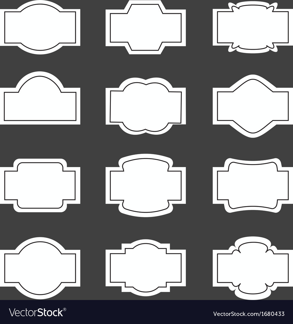 Labels Royalty Free Vector Image - VectorStock