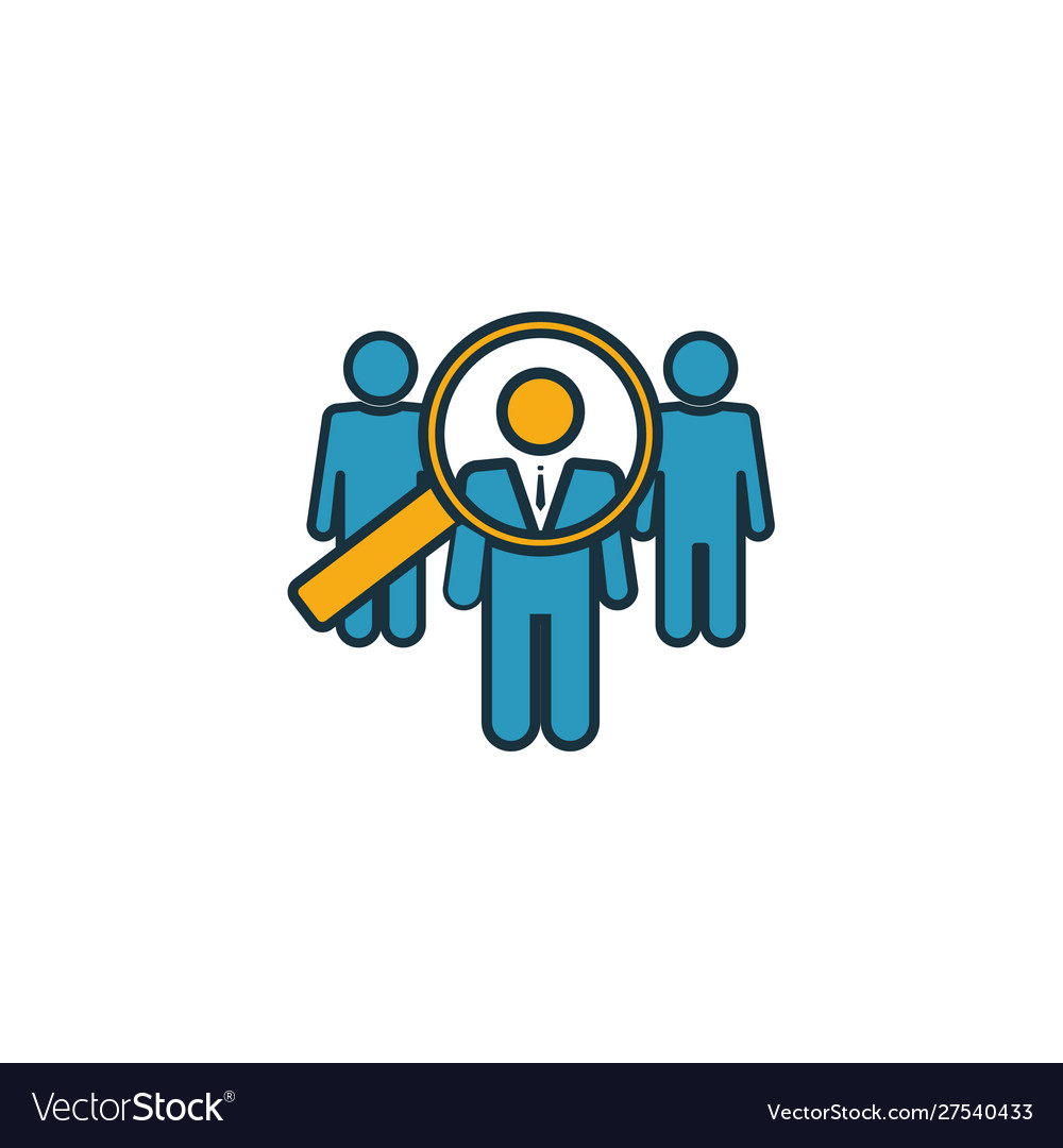 Selection icon set four elements in different Vector Image