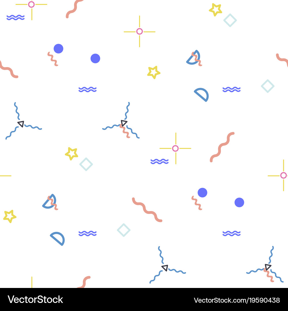 Abstract seamless pattern for girls boys Vector Image