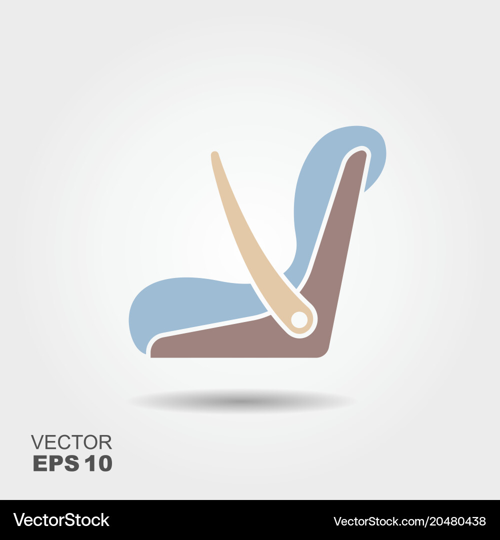 Baby car seat icon Royalty Free Vector Image - VectorStock