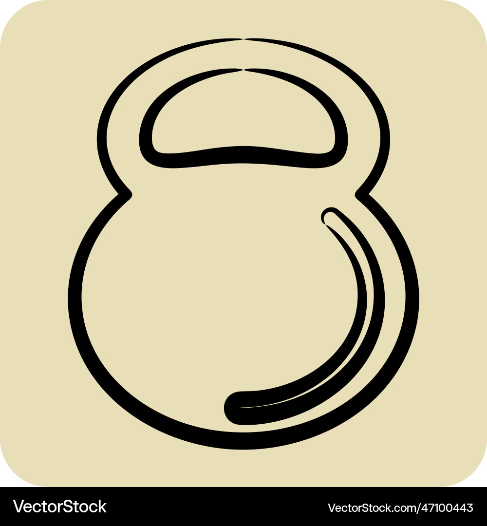 Icon measuring suitable for education symbol hand Vector Image