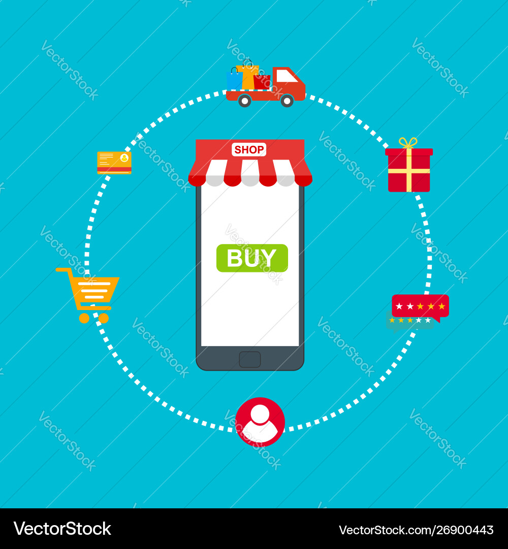 Modern flat design people and business concept Vector Image