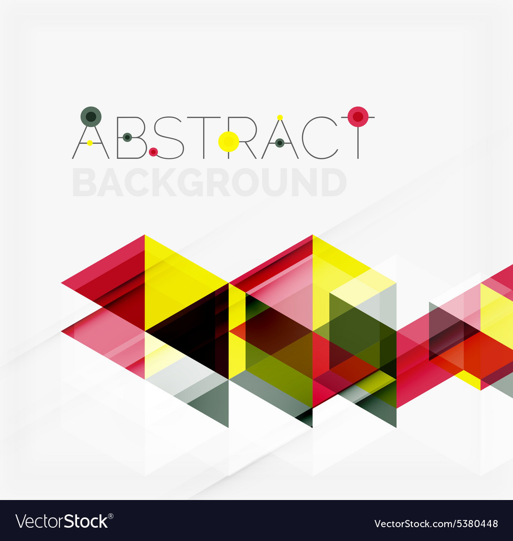 Abstract geometric background modern overlapping Vector Image
