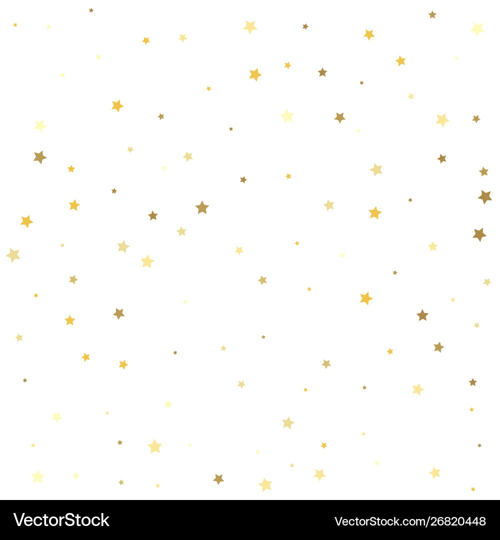 Gold stars template for holiday designs Royalty Free Vector