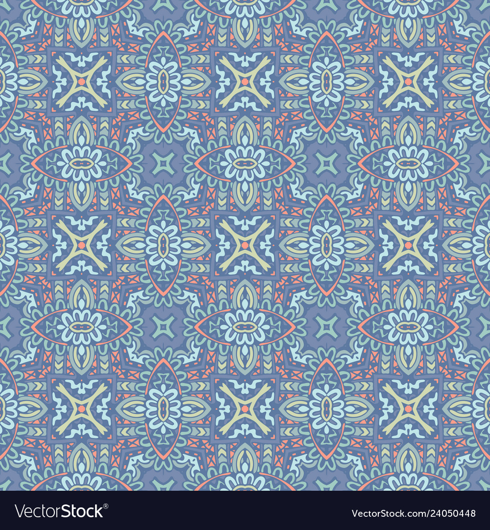 Gorgeous seamless patchwork pattern Royalty Free Vector