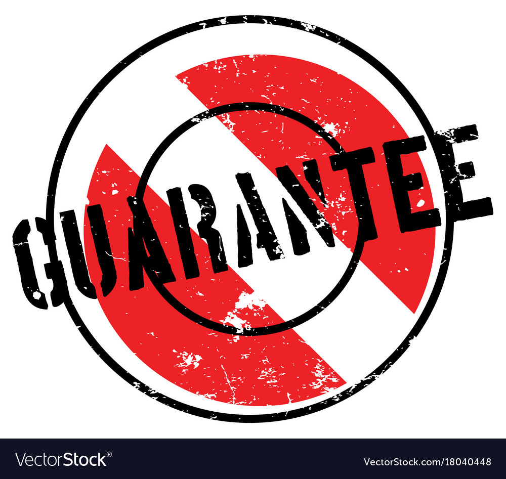 Guarantee rubber stamp Royalty Free Vector Image