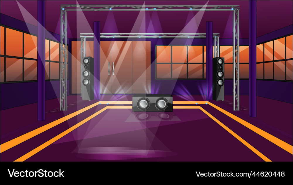 Night out club background scene Royalty Free Vector Image