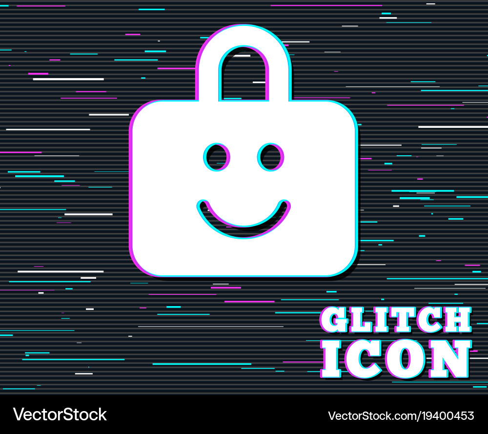 Child lock icon locker with smile symbol Vector Image