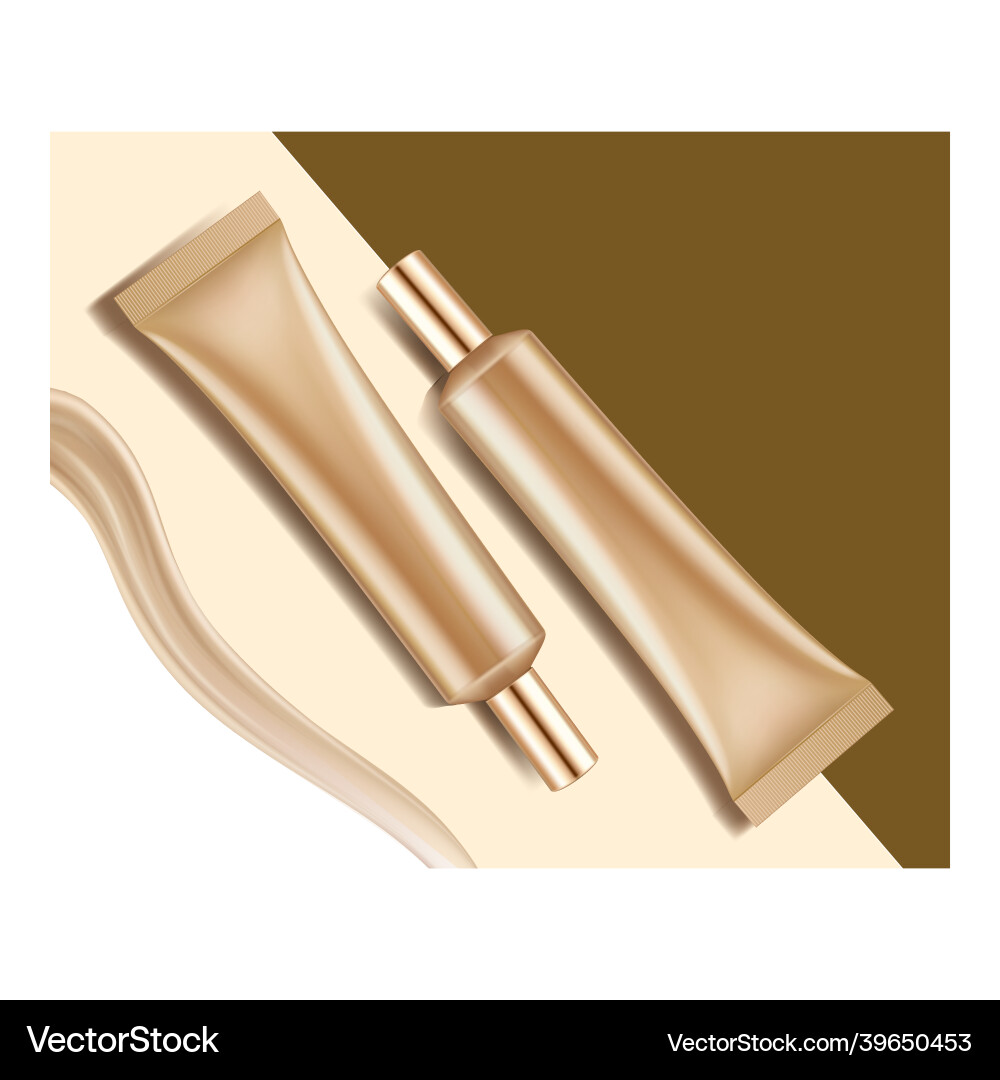Cream new formula creative promotion poster Vector Image