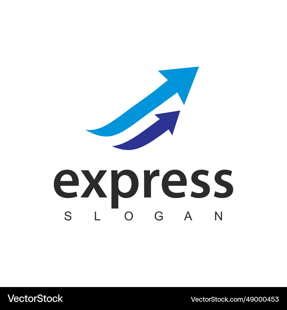 Express logo designs transport logistic delivery Vector Image