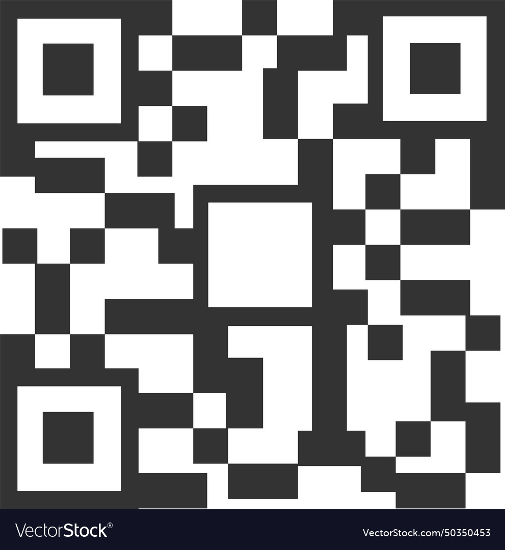 Qr scan code Royalty Free Vector Image - VectorStock