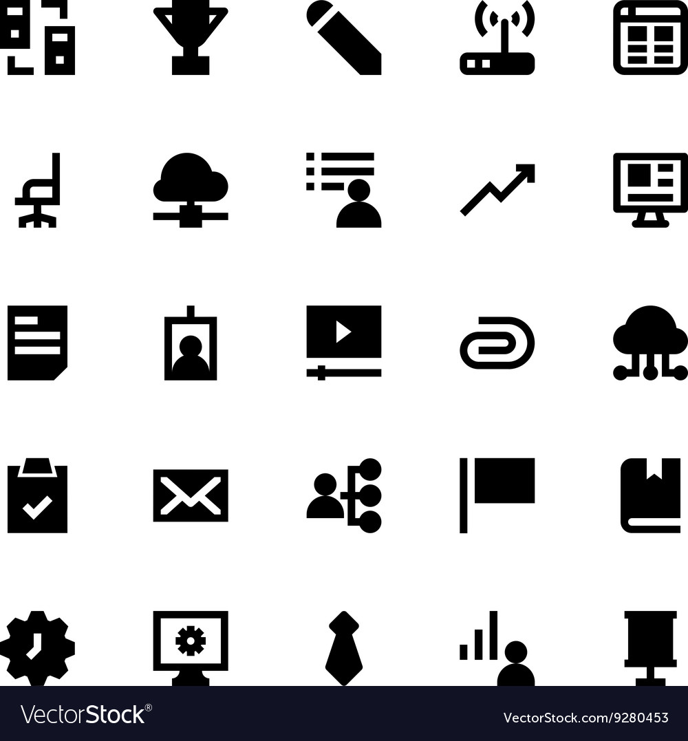 Web design and development icons 5 Royalty Free Vector Image