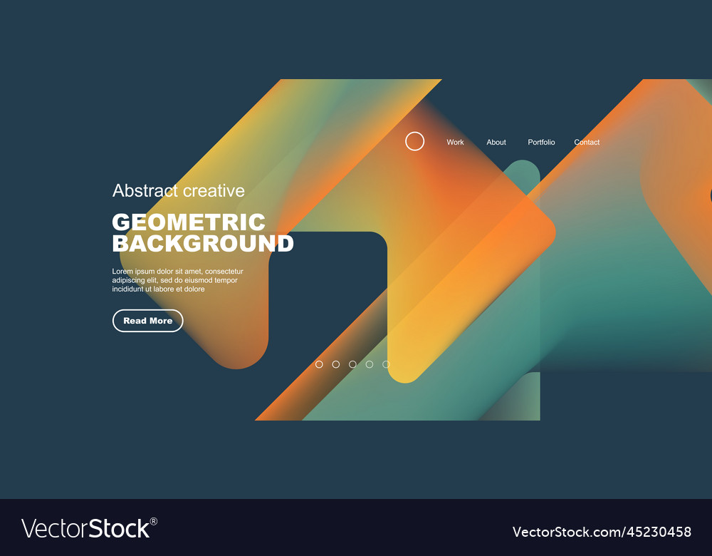 Abstract trendy geometric patterns poster with Vector Image Abstract trendy geometric patterns poster with Vector Image