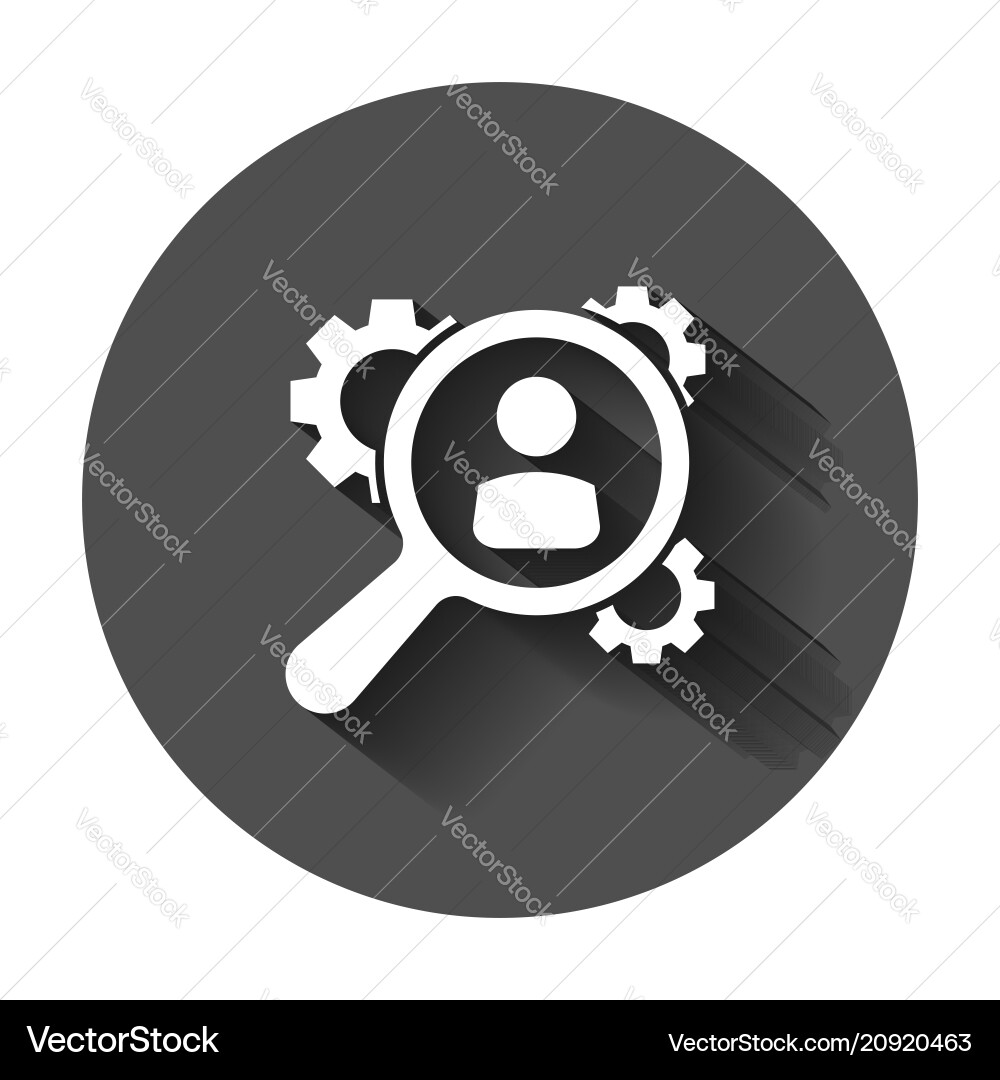 Human resources recruitment hr management icon Vector Image