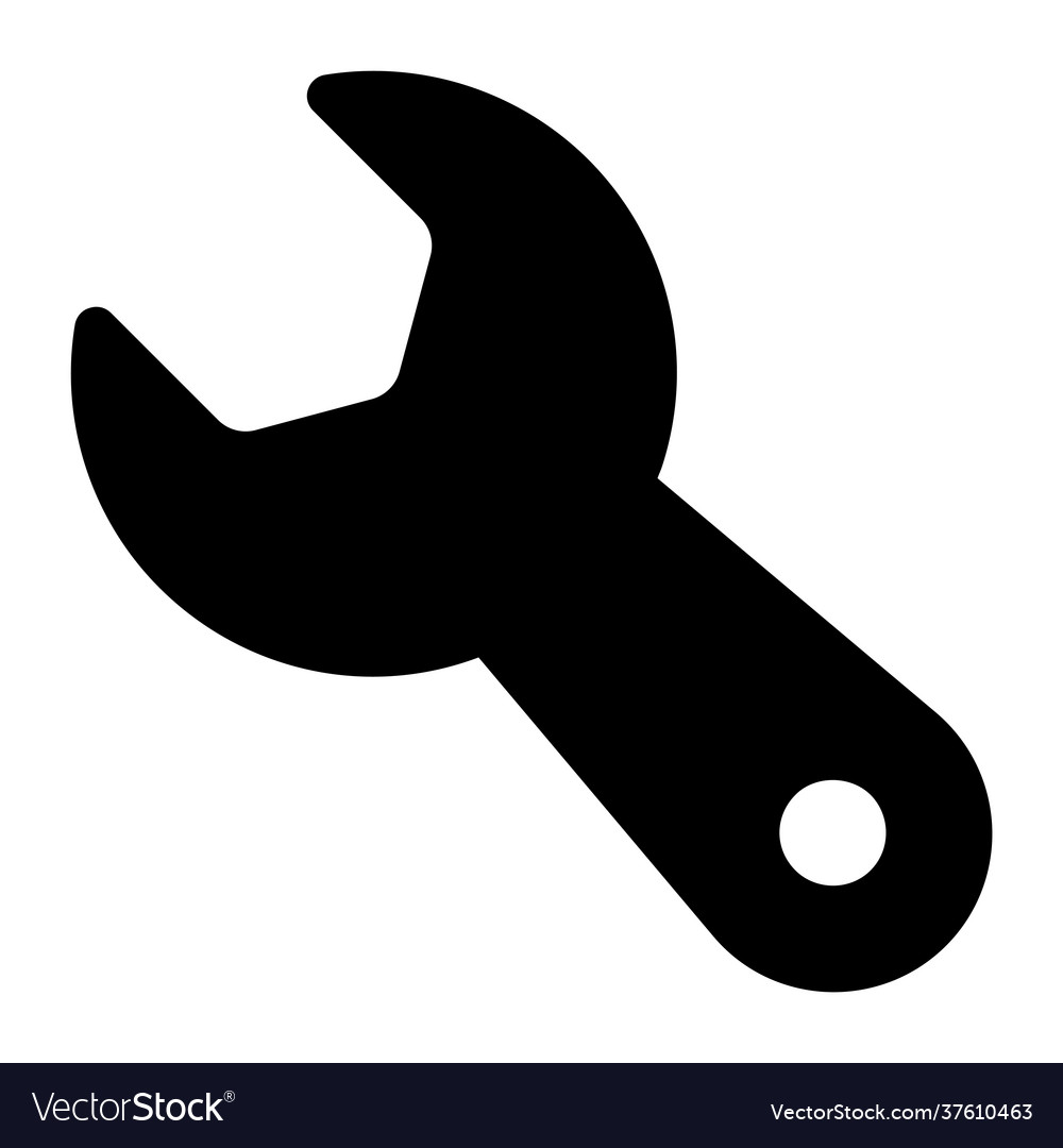 Spanner Royalty Free Vector Image - VectorStock