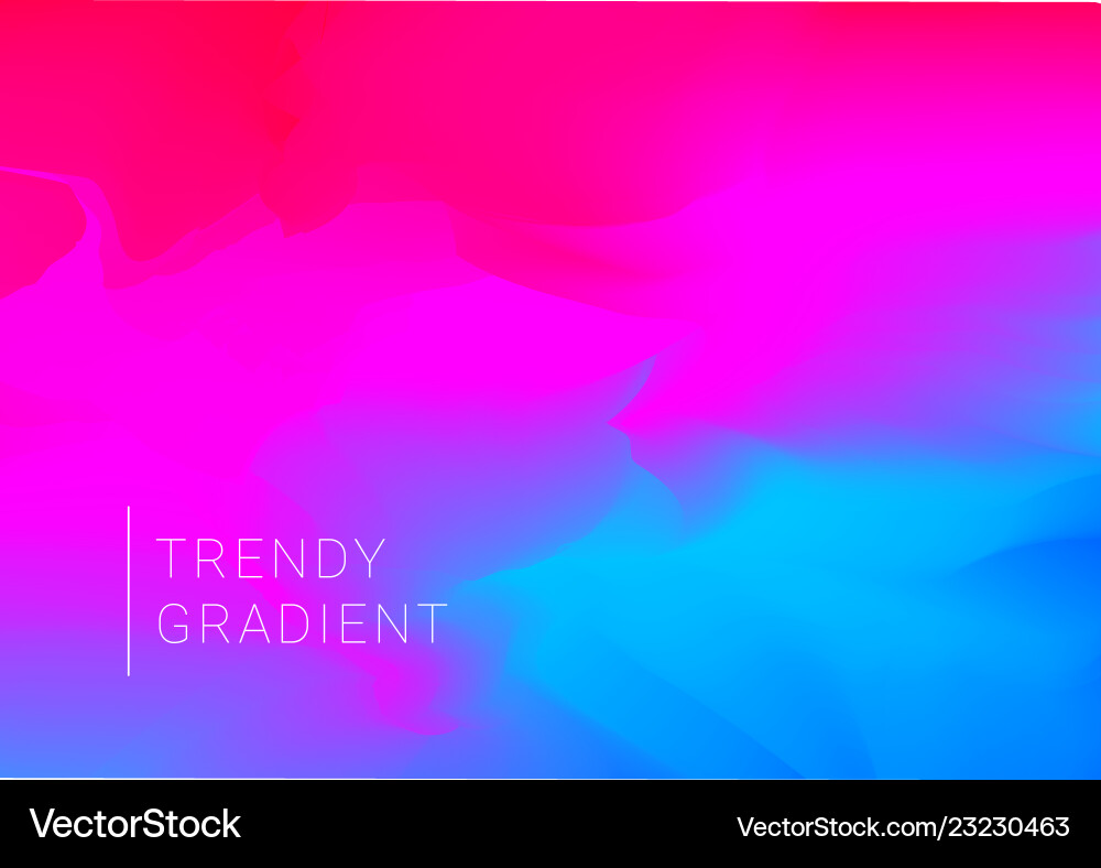 Trendy gradient colors with abstract shapes Vector Image
