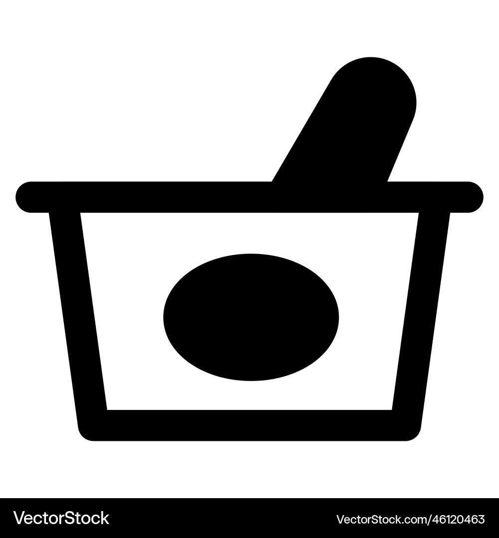 Yummy ice cream cup served with spoon Royalty Free Vector