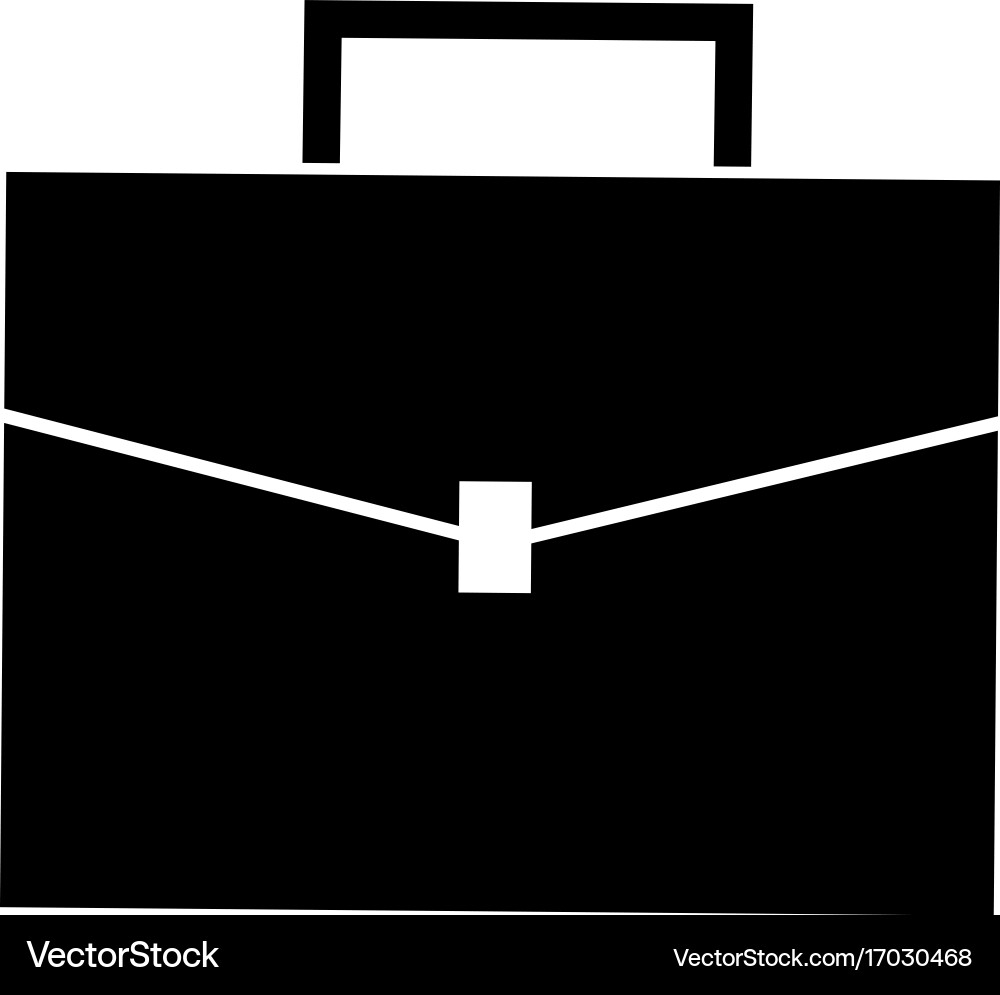 Business briefcase for travelling modern design Vector Image
