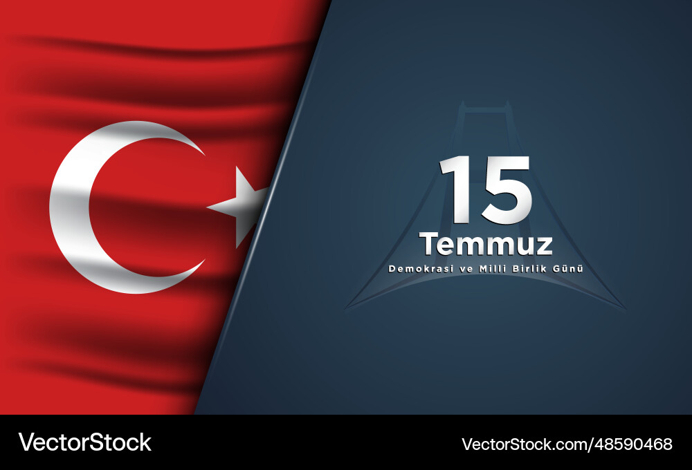 Day of democracy and national unity background Vector Image