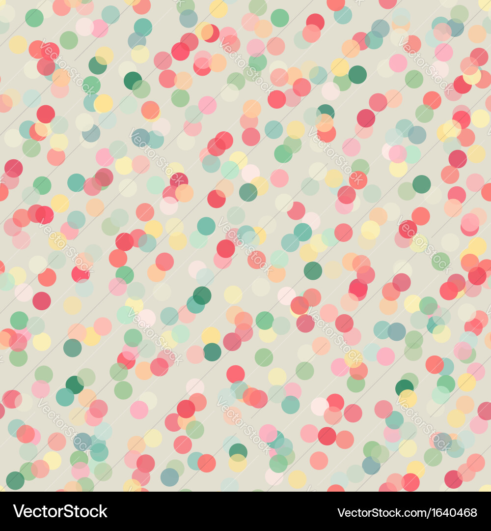 Multicolored light dots - seamless background Vector Image