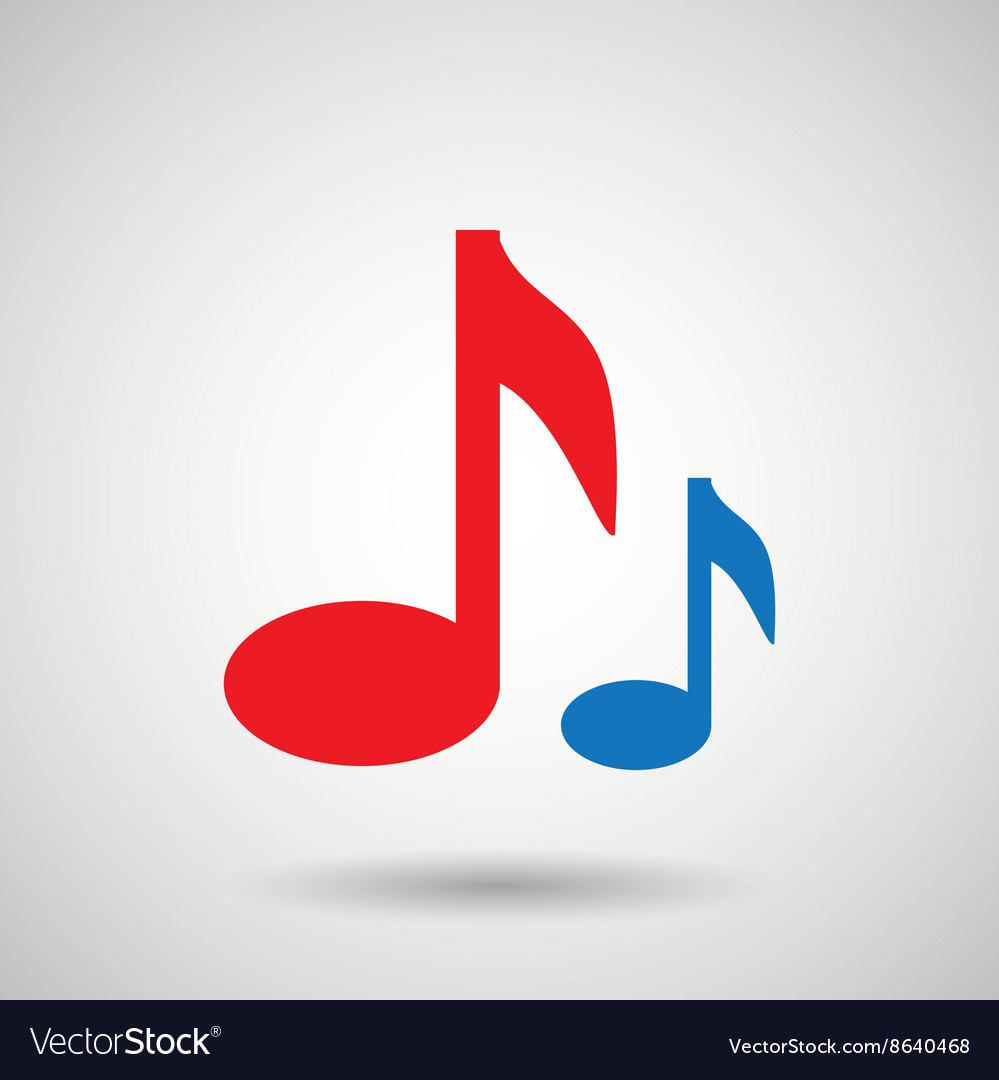 Music notes design Royalty Free Vector Image - VectorStock