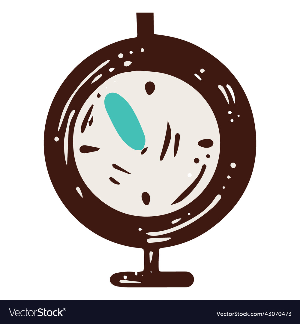 Laboratory timer Royalty Free Vector Image - VectorStock