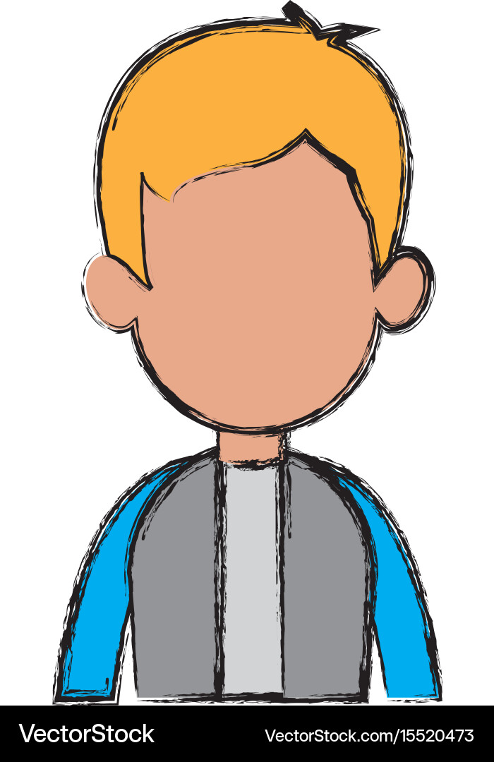 Profile man male character avatar people Vector Image