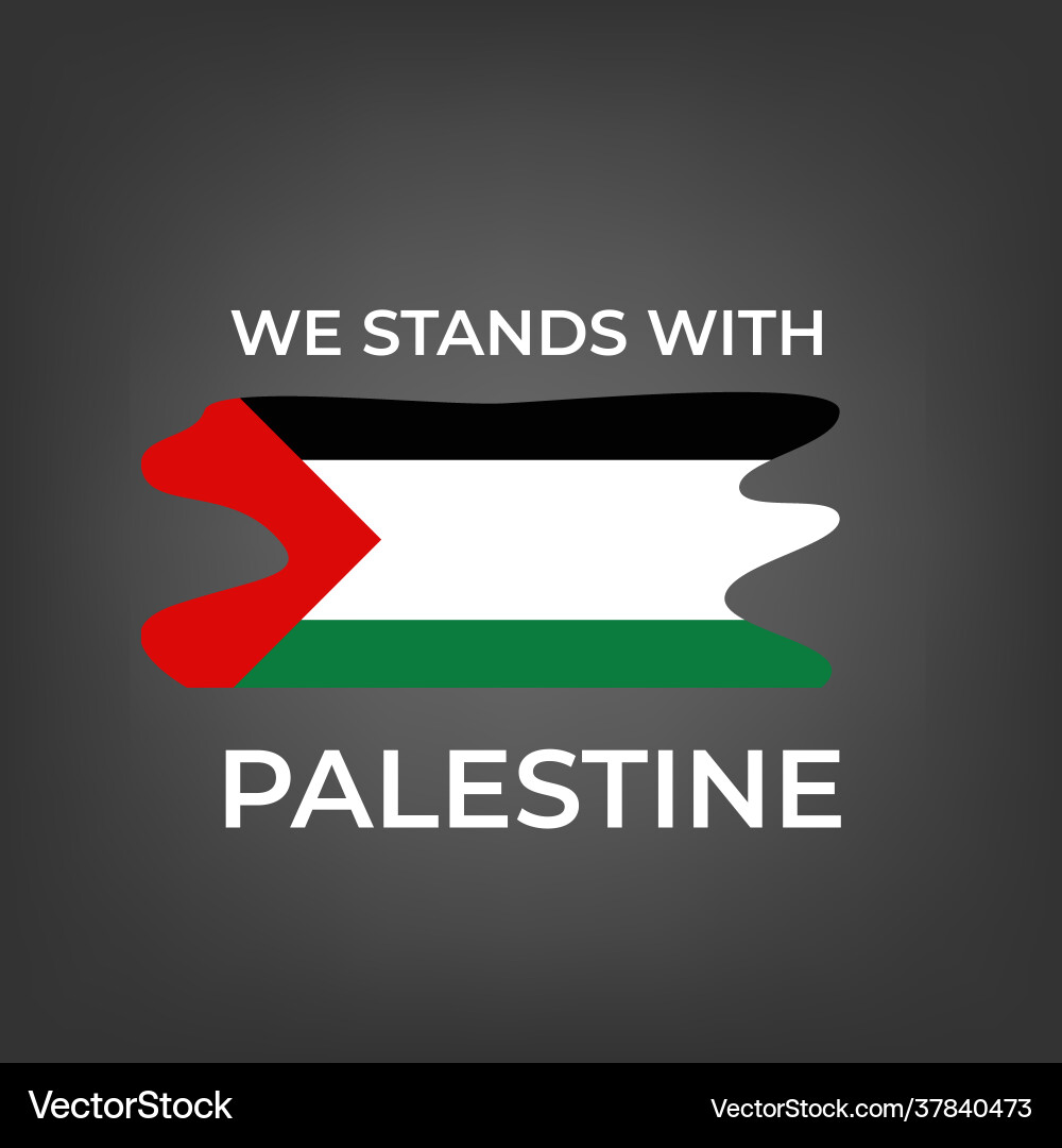 Save palestine gaza poster Royalty Free Vector Image