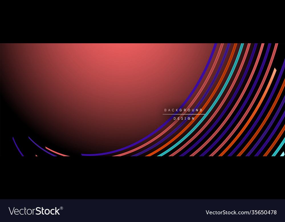Abstract colorful lines background Royalty Free Vector Image