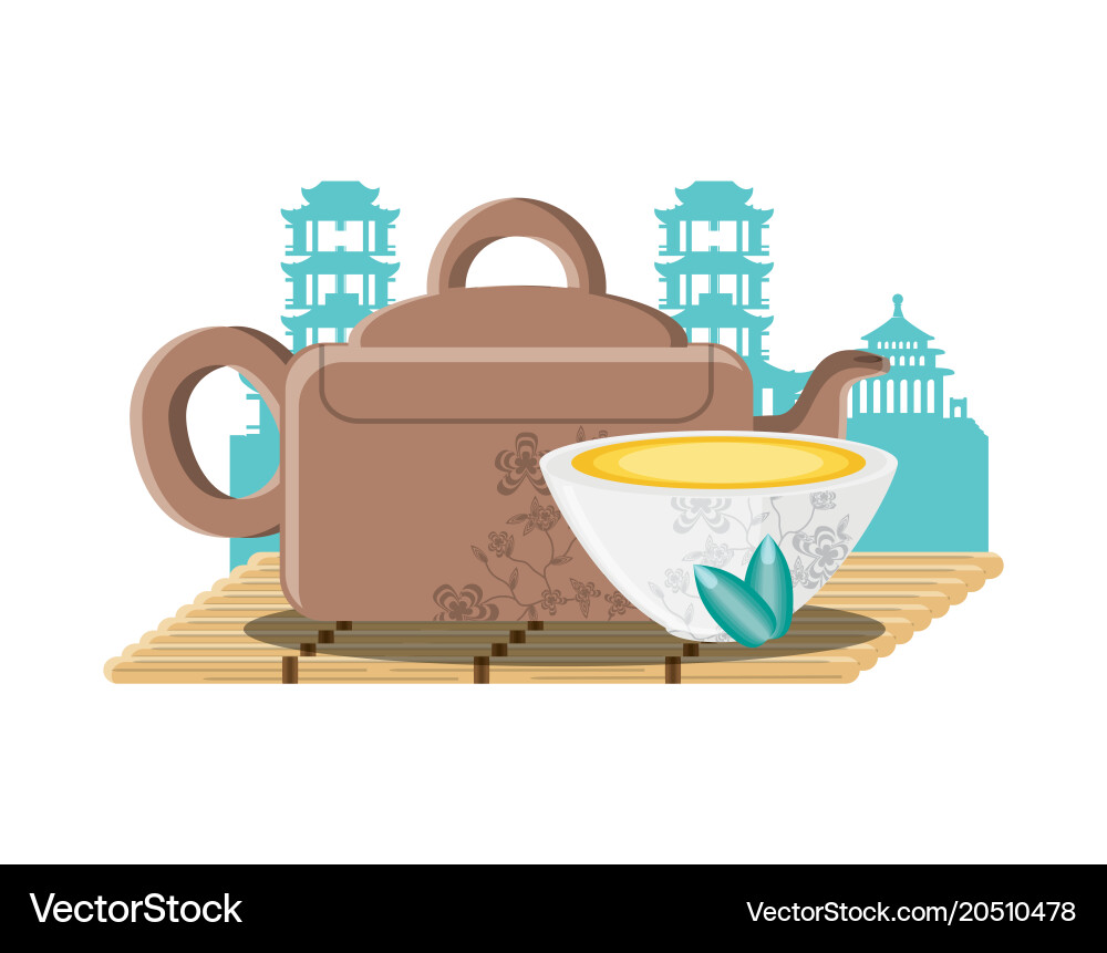 Delicious chinese rice icon Royalty Free Vector Image